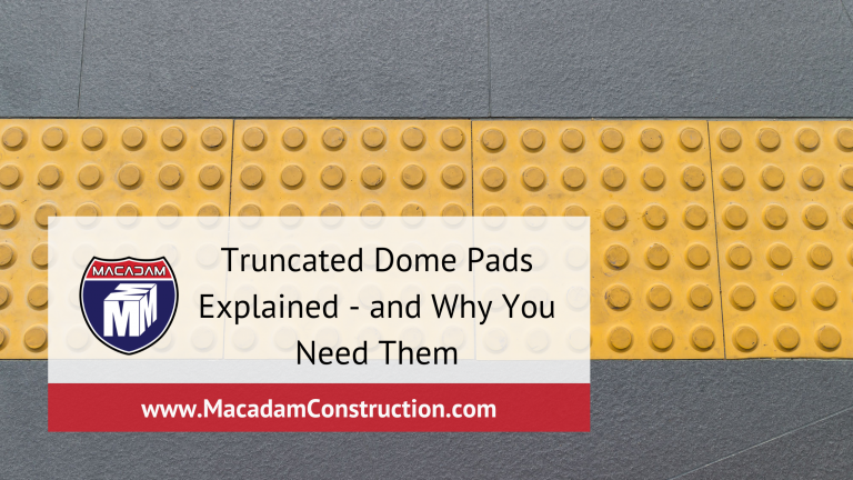 Truncated Dome Pads Explained - and Why You Need Them - Macadam ...
